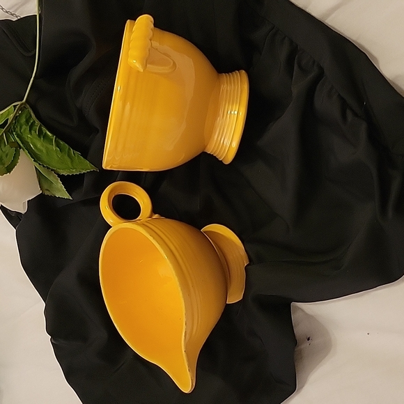 Fiestaware | Dining | Vintagefiestawarecream And Sugar Set | Poshmark